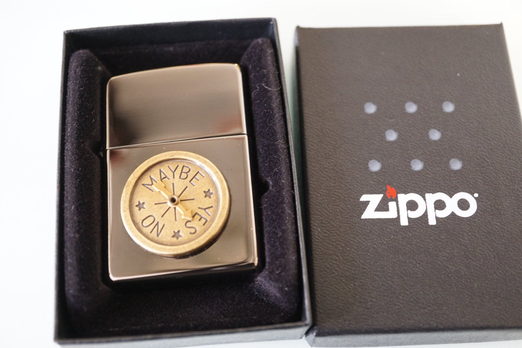 ZIPPO Feuerzeug DECISION MAKER, black ice (Neu (gemäss Beschreibung ...