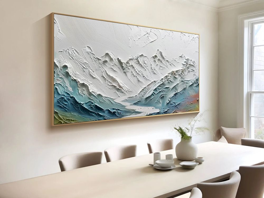 Landschaft Ölgemälde Handmade 70x140cm auf Leinwand AUFHÄNGE (Neu und originalverpackt) in ...