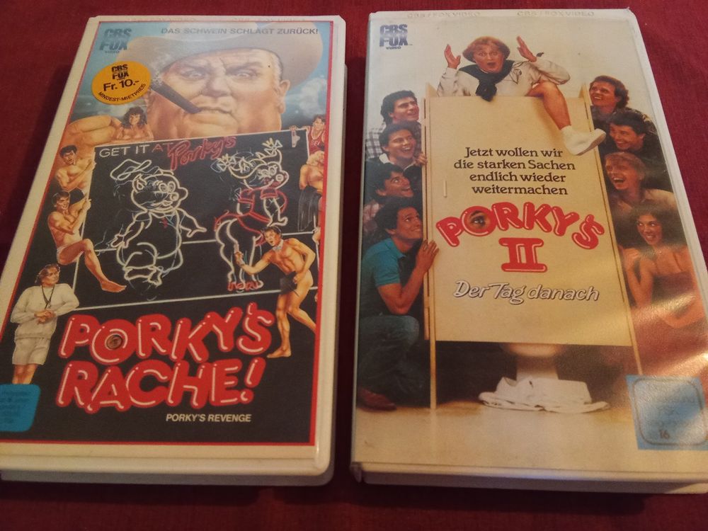 Porky`s Rache! (USA CAN 1982) + Porky`s II (1985)CBS FOX VHS | Kaufen ...
