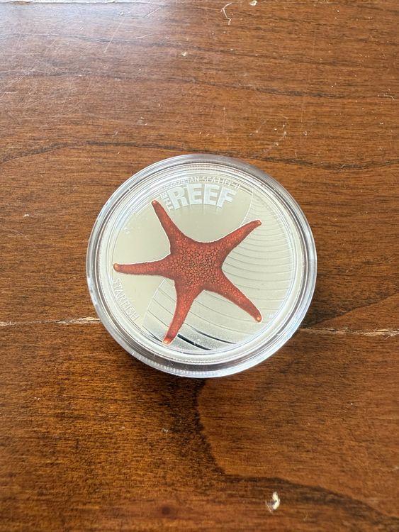 1/2oz Silver Proof Coin - The Reef Starfish 2011 | Kaufen auf Ricardo