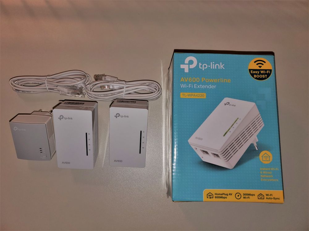 Powerline system TP-link AV600 (Gebraucht) in für CHF 38 – mit ...