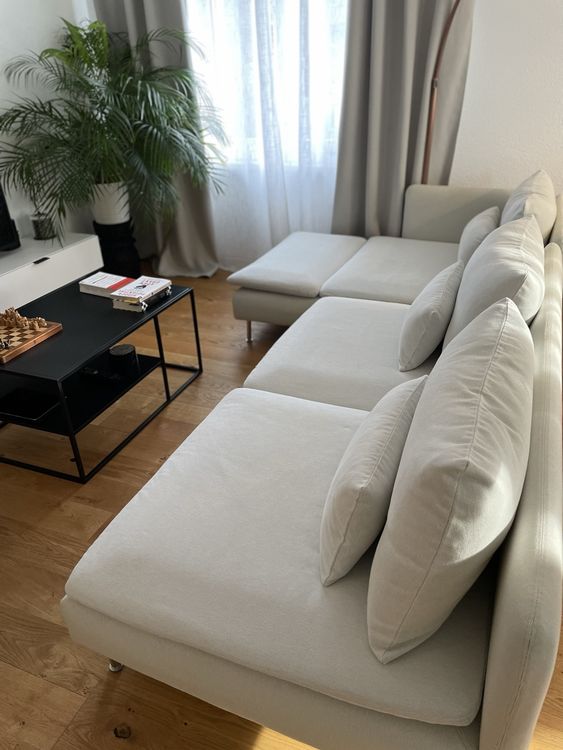 Sofa Söderhamn IKEA hellgrau | Couch mit waschbaren Bezügen | Kaufen ...