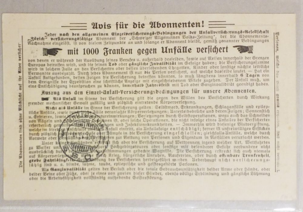 B20) 127, Tell 12 Rp. Einzelfrankatur sehr selten Kt. 500.-+ (Neu ...