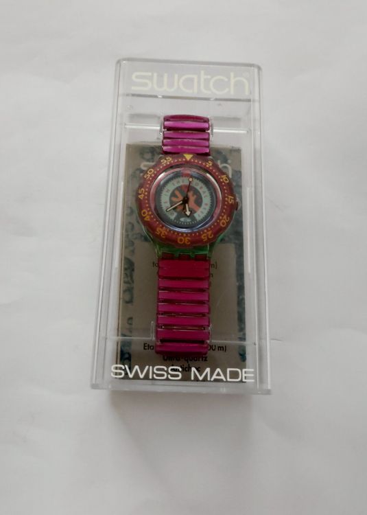 Swatch SCUBA SDG102 "Cherry Drops" - 1994 - Neuve (Neu und originalverpackt) in Carouge GE für ...
