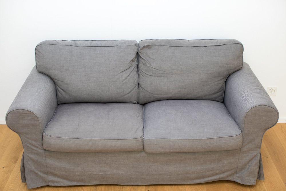 IKEA 2er-Sofa EKTORP (Stoff) in grau - sehr guter Zustand (Gebraucht) in Niederwangen b. Bern ...