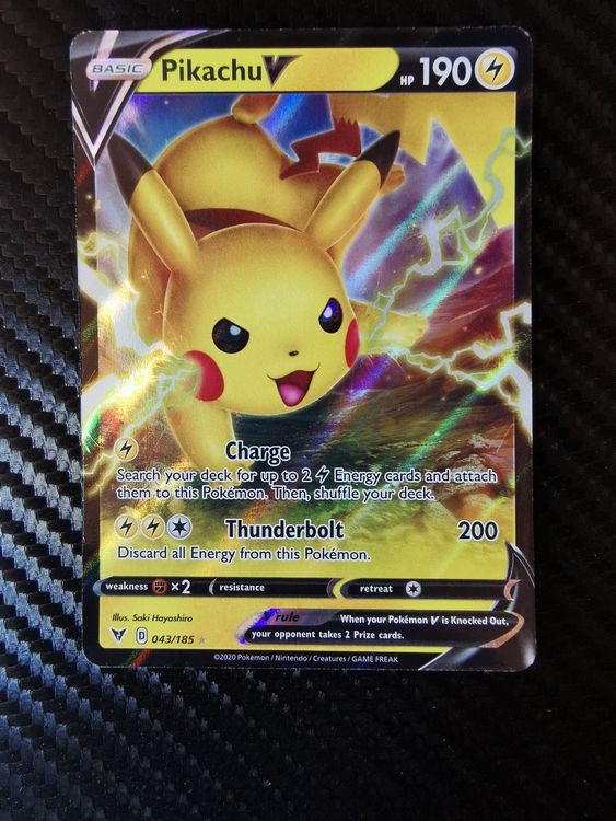 Pikachu V 043/185 Selten | Kaufen auf Ricardo