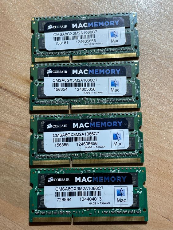 Corsair Mac Memory — 8GB Dual Channel DDR3 SODIMM Memory Kit | Kaufen ...