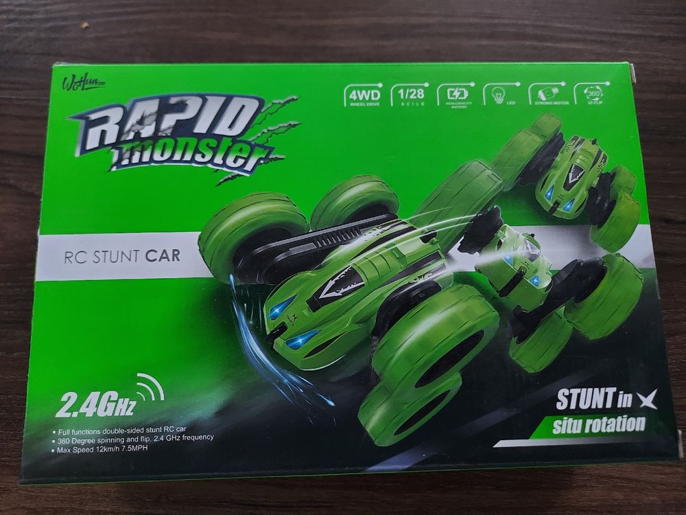 Neuwertiger RC Stunt Car "Rapid Monster" - Grün! (Neu (gemäss ...