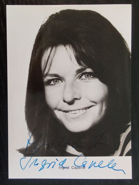 Ingrid Capelle Autogramm signiert Fotopostkarte 10x15cm (Gebraucht) in ...