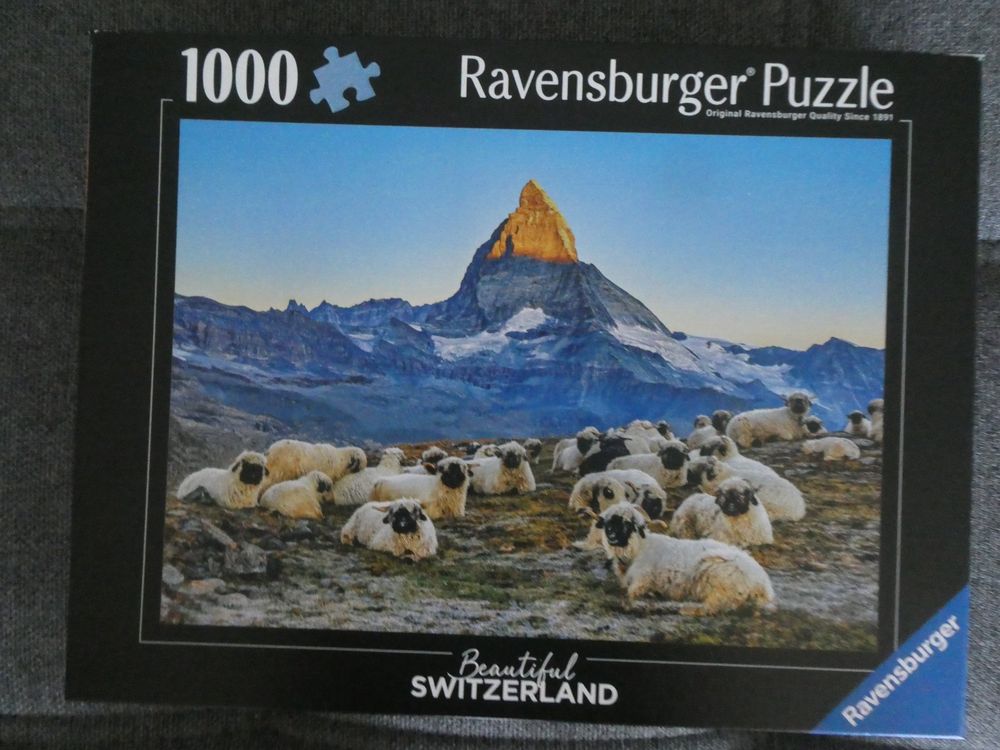 Meet the Sheep Zermatt Ravensburger-Puzzle 1'000 Teile (Neu (gemäss ...