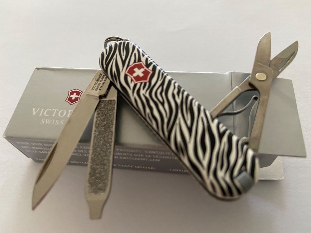 Victorinox Classic SD Zebra Animal special edition USA | Kaufen auf Ricardo