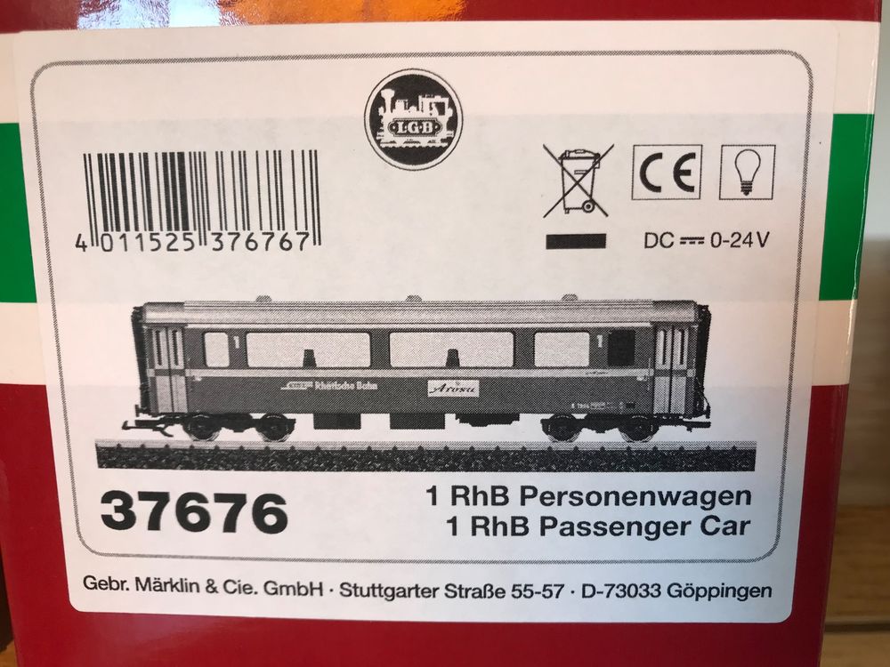 LGB 37676 Arosa Personenwagen | Kaufen auf Ricardo