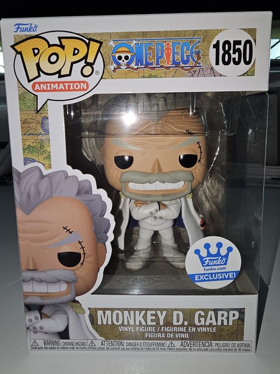 Funko Pop ! One Piece Monkey D. Garp 1850 Exclusive (Neu (gemäss ...