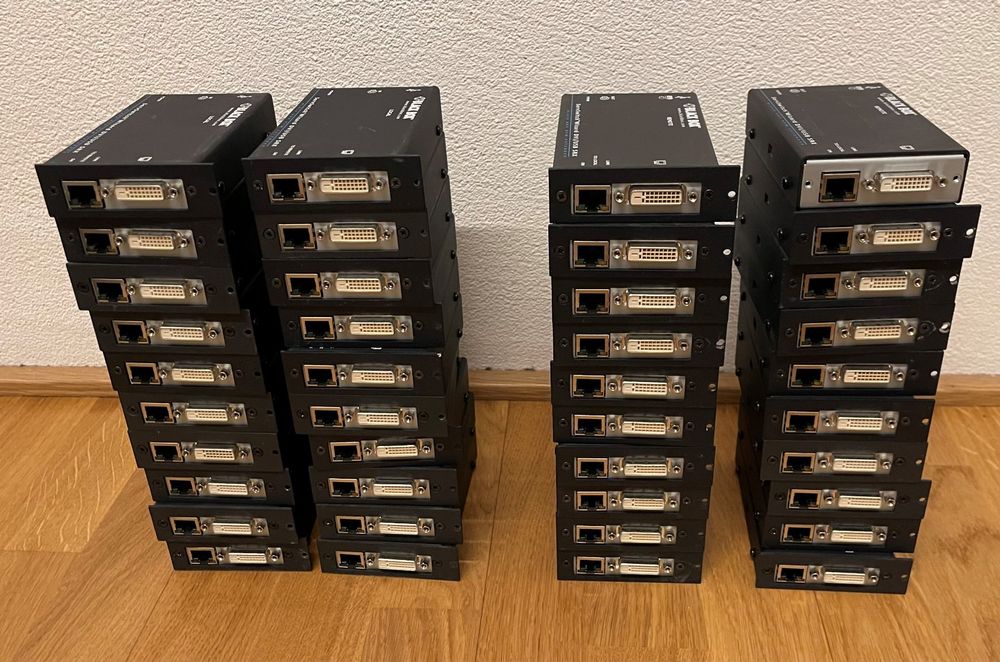 40x Black Box KVM Extender Dual Head DVI-D+USB+Audio | Kaufen auf Ricardo