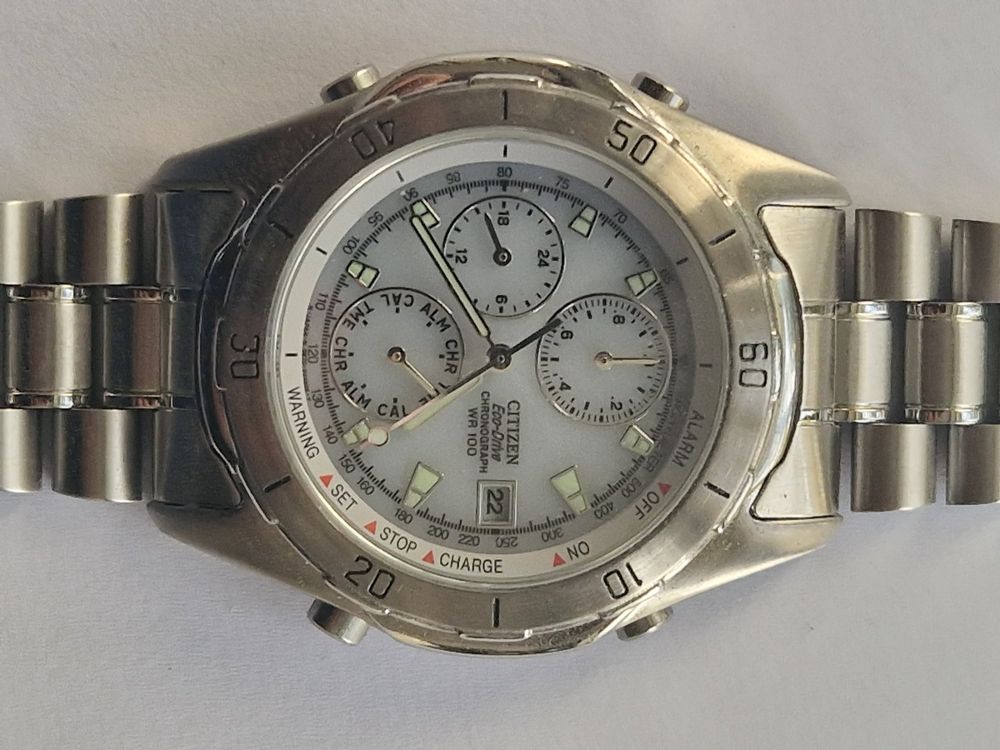 Chronograph Citizen Solar Eco Drive WR 100 | Kaufen auf Ricardo