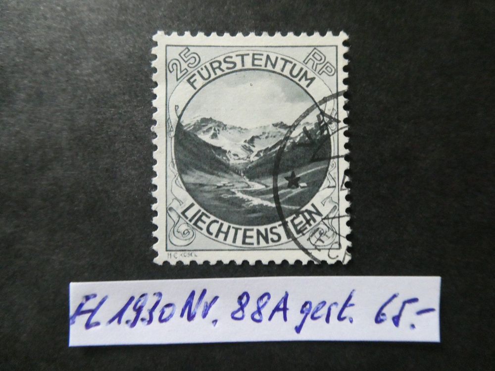 FL 1930 Nr. 88A gestempelt (Gebraucht) in Lausen für CHF 15 – mit Lieferung auf Ricardo kaufen