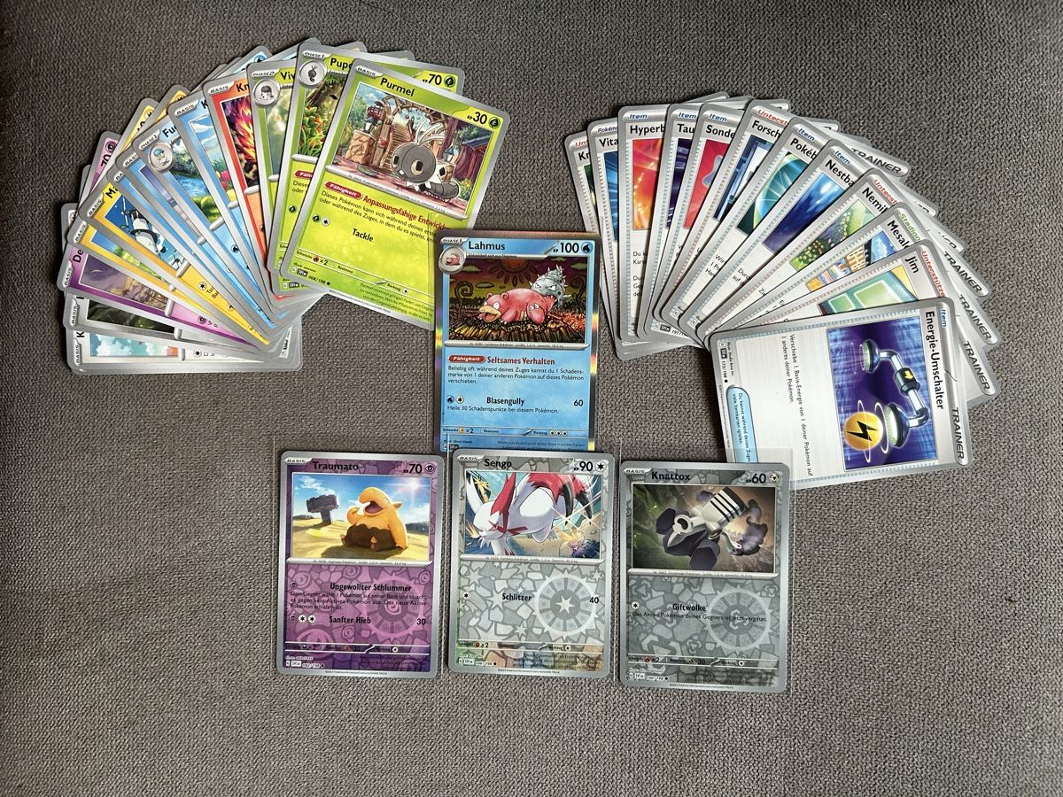 30 cartes Pokémon Scarlet & Violet (SVI) DE sans doublon (Neu (gemäss ...
