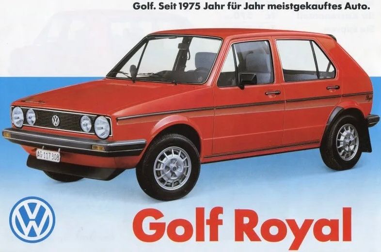 VW Golf 1 GX Royal Felgen Ronal R5 Kleeblatt 5x13 (Gebraucht) in Büren ...