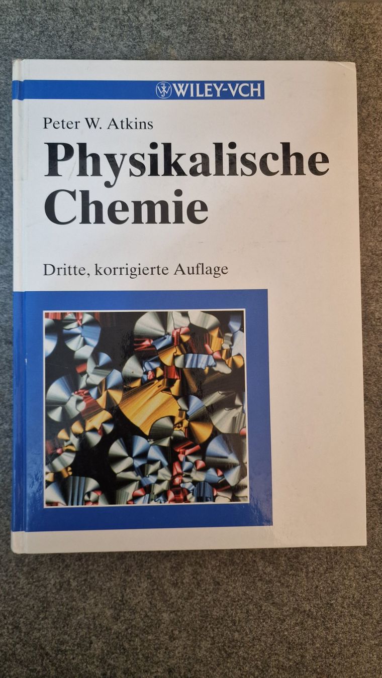 Physikalische Chemie - Peter W. Atkins 3. Auflage (Gebraucht) in Stäfa ...