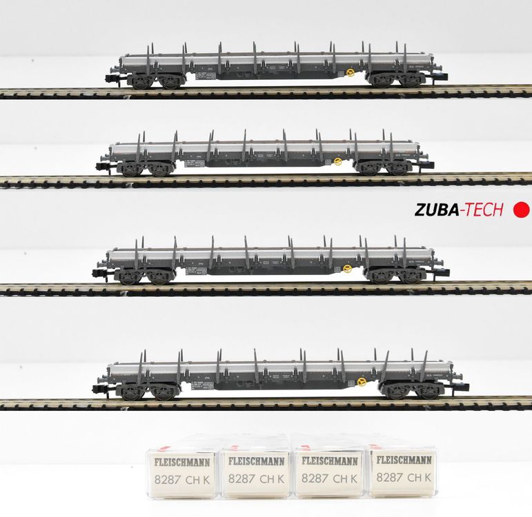 Fleischmann 4x Rungenwagen der SBB GS mit OVP (Gebraucht) in St. Gallen für CHF 89 – mit ...