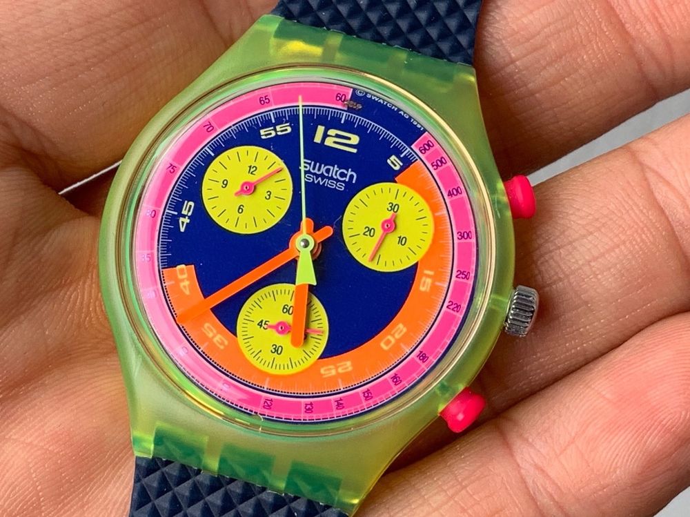 SWATCH Chronograph GRAND PRIX SCJ101 neu nie getragen (Neu (gemäss ...