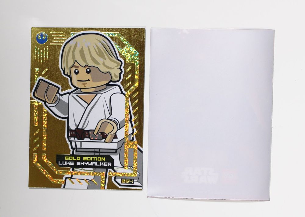 LEGO STAR WARS Trading Cards Serie 4 LUKE SKYWALKER GOLD 254 (Gebraucht ...