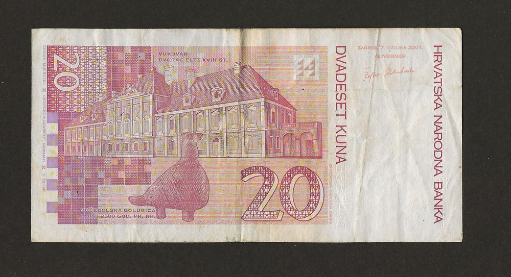 KROATIEN 20 Kuna 2001 alte Banknote HRVTSKA | Kaufen auf Ricardo
