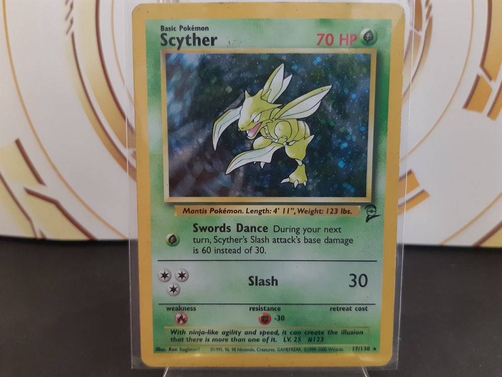 Pokemon Scyther Holo Base Set 2 | Kaufen auf Ricardo