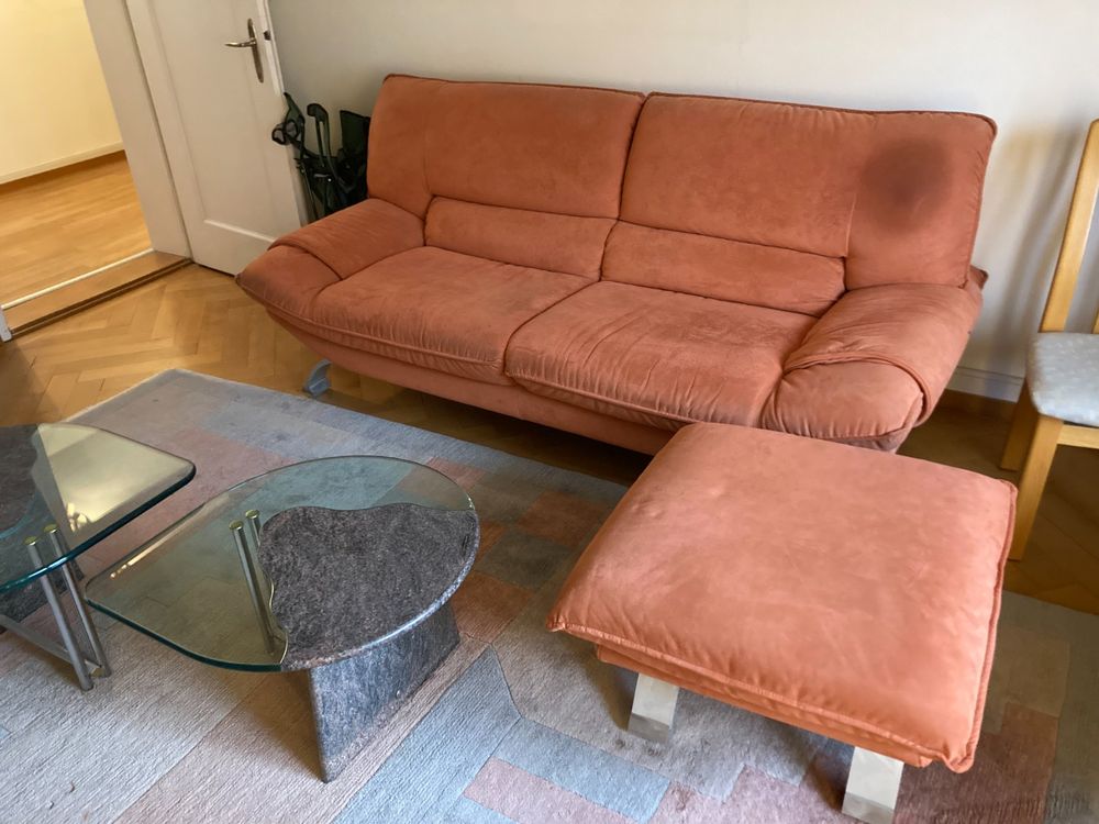 Alcantara Sofa ohne Hocker Achtung Abholung 8006 Zürich (Gebraucht) in Au ZH für CHF 20 – nur ...
