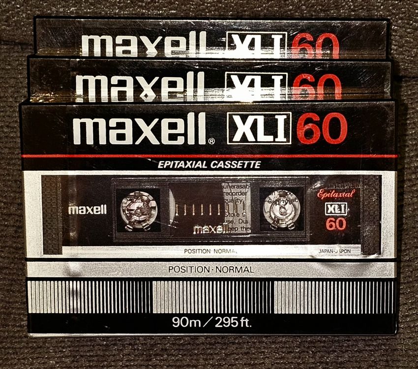💥MAXELL"XLI 60" rare trio made in Japan &pur collector...💥 (Neu und originalverpackt) in ...