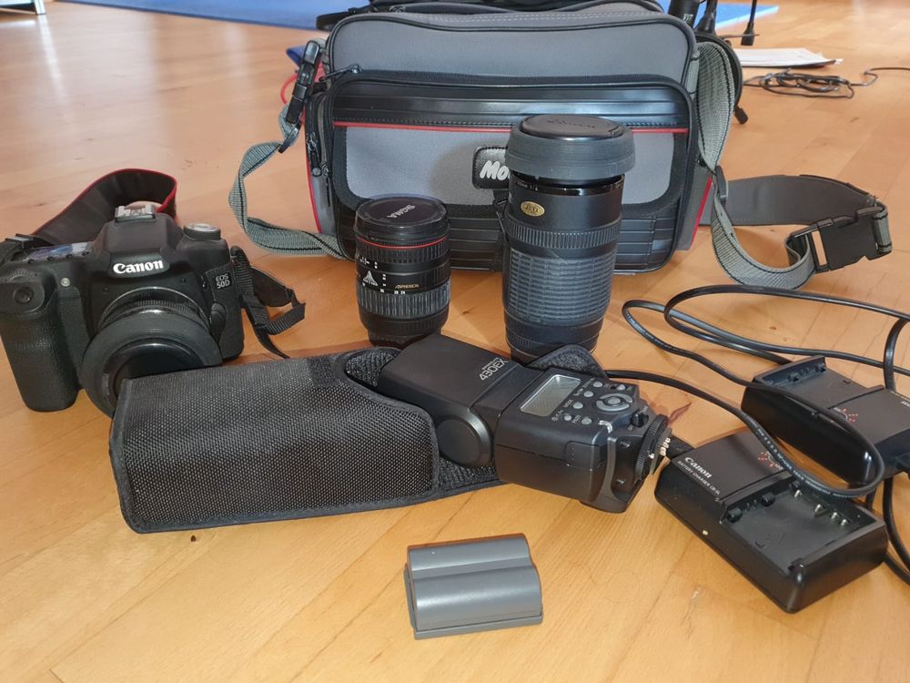 Canon EOS 50D - Spiegelreflexkamera inkl. Zubehör (Gebraucht) in Hettlingen für CHF 205 – mit ...