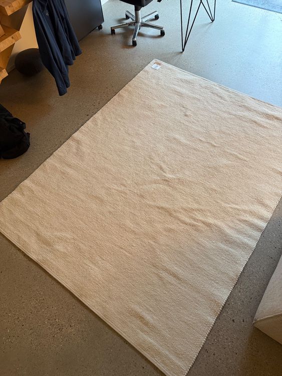 NEU - Tisca - Teppich Olbia Uni 180x240 cm - 100% Schafwolle (Neu ...