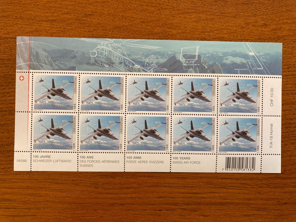 100 Jahre Schweizer Luftwaffe (2014) (Neu und originalverpackt) in Lovens für CHF 15 – mit ...