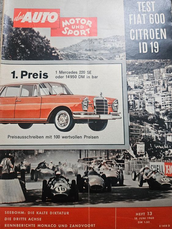 AMS 13/60 Citroen ID 19 Fiat 600 NSU 600 Jagst Wohnwagen xx (Gebraucht ...