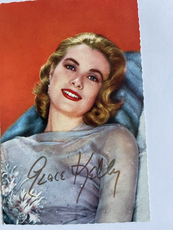 GRACE KELLY ( FÜRSTIN VON MONACO ) TOP AUTOGRAMM (Gebraucht) in Egg b ...