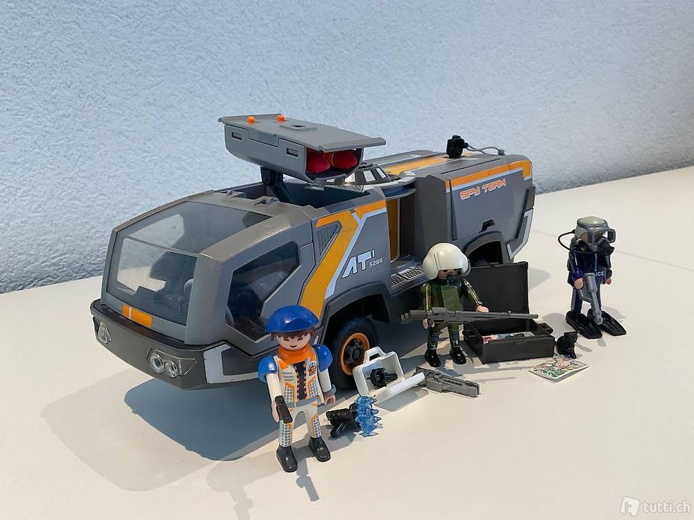 Playmobil Spy Team Commander Truck 5286 Set (Gebraucht) in Dürrenäsch ...