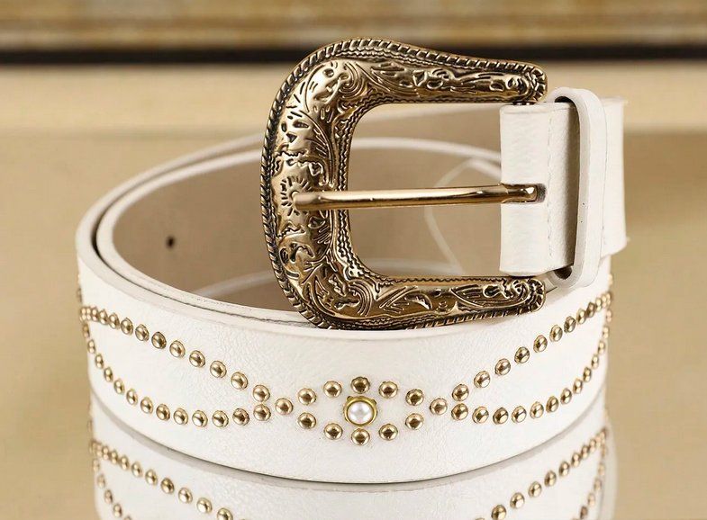 Gürtel Rivet Creamy Wave - Ceinture Rivet Creamy Wave (Neu und ...