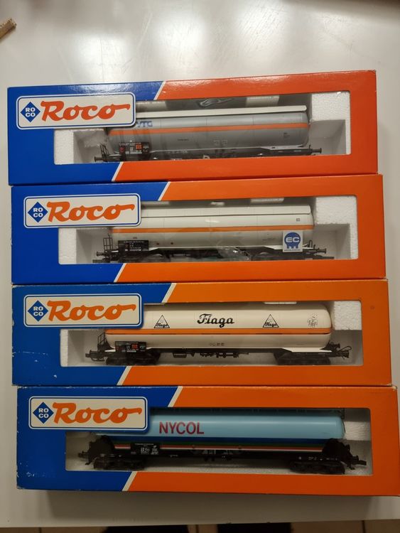 4× roco Kesselwagen (Neu und originalverpackt) in Kreuzlingen für CHF ...
