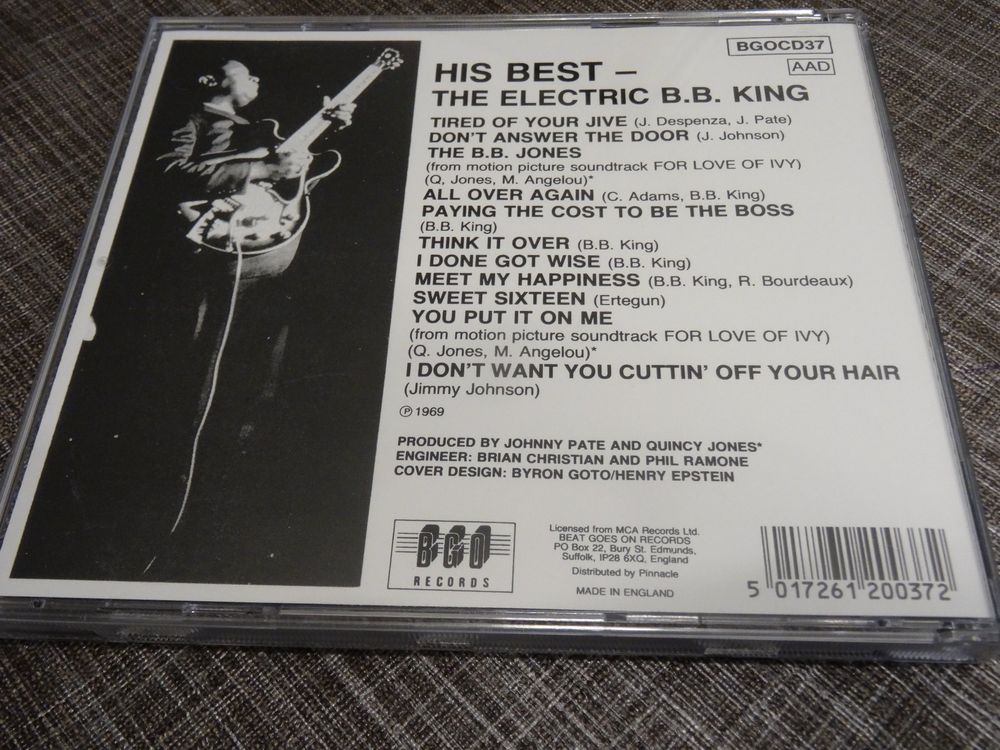B.B. King - His best, the Electric CD (Gebraucht) in Olten für CHF 3 ...