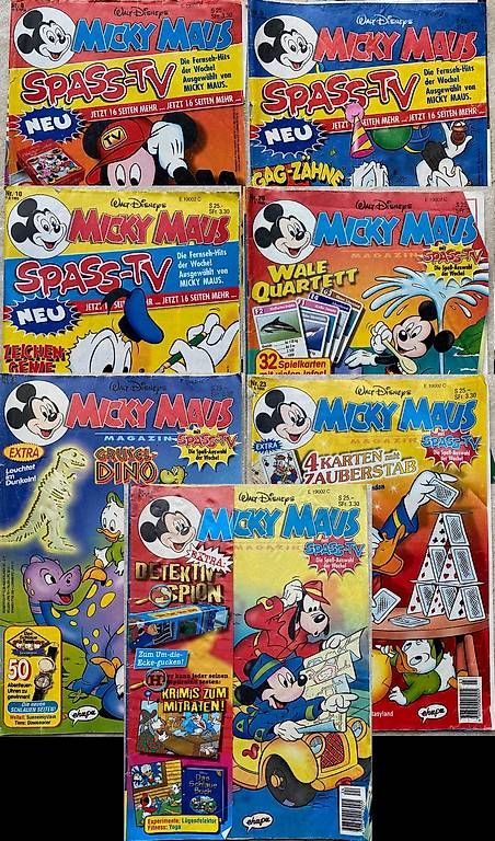 35 Micky Maus Comics Hefte aus den Jahren 1995/96/97/98 (Gebraucht) in ...