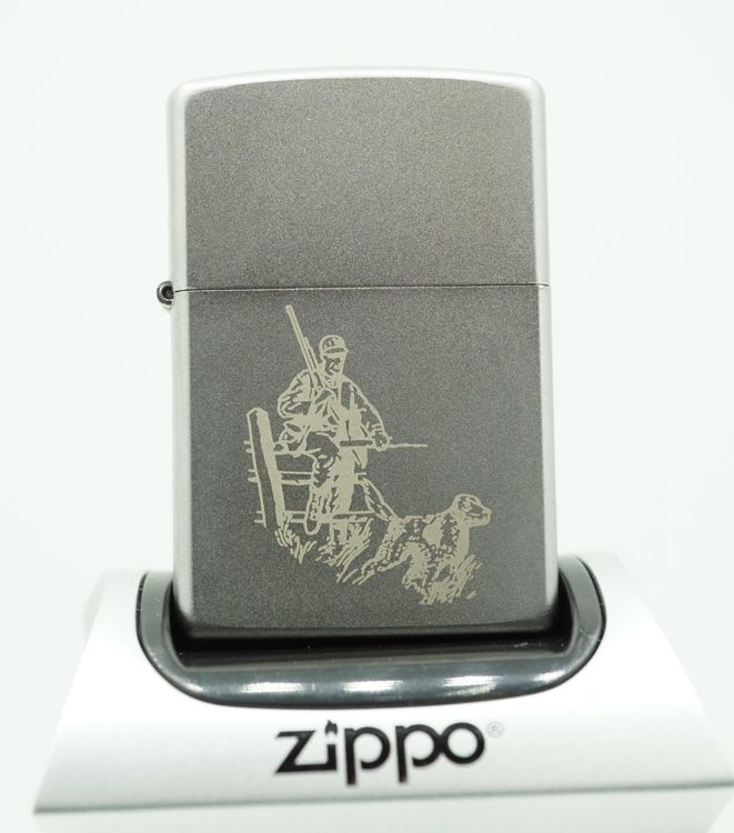 ZIPPO® HUNTER WITH DOG-2009-UNGEZÜNDET (Neu (gemäss Beschreibung)) in ...