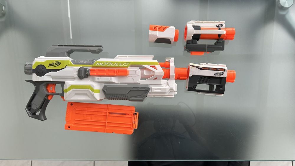 Nerf Modulus ECS-10 Blaster mit Zubehör (Gebraucht) in Wiesendangen für ...