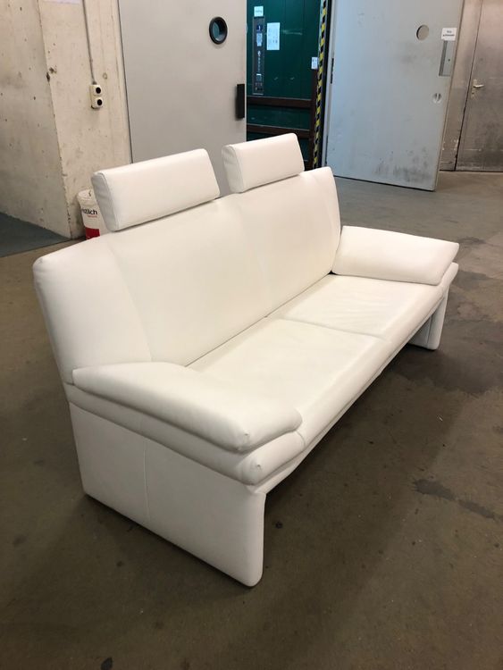 Sofa, Leder weiss | Kaufen auf Ricardo