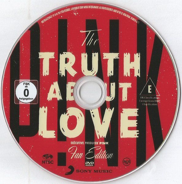 set CD 1 DVD - PINK - the Truth About Love [Sony RCA] (D'occasion) à ...