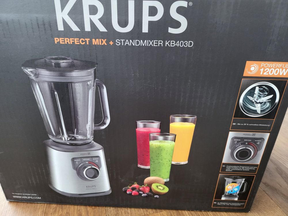 KRUPS perfect mix + standmixer KB403D - Neu & Ungeöffnet (Neu und ...