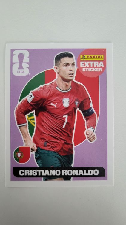 Cristiano Ronaldo Panini Extra Sticker FIFA 2026 Rare! (Neu (gemäss ...