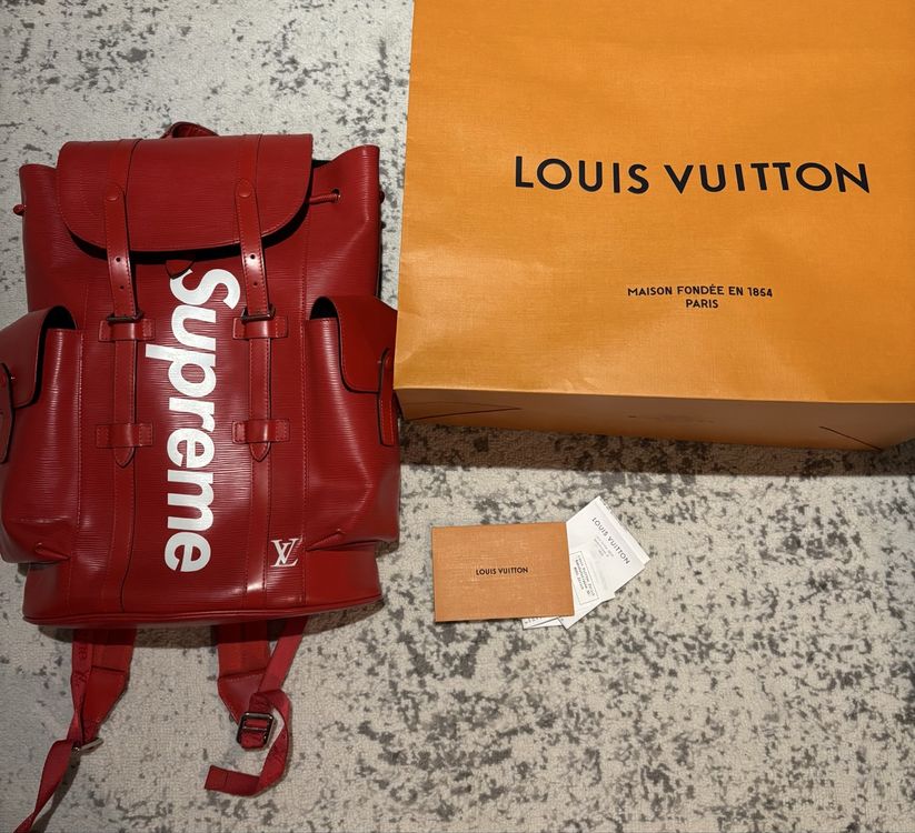 Louis Vuitton x Supreme Christopher Backpack (Neu (gemäss Beschreibung ...