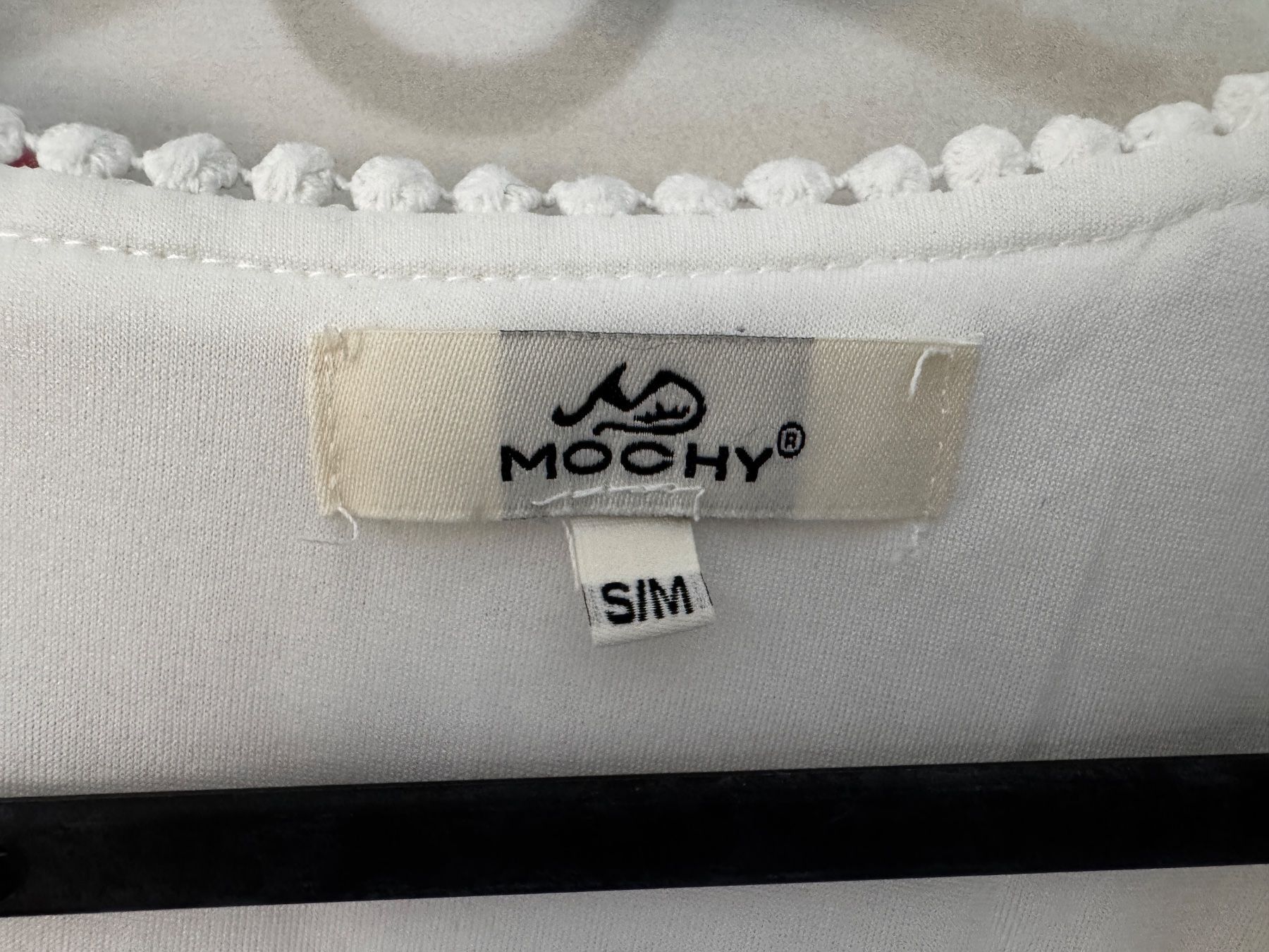 Robe romantique en coton manches longues et broderie S/M (D'occasion) à ...