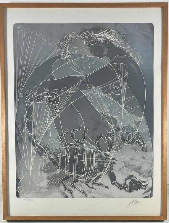 Hans Erni (1909-2015) Grosse Lithographie, Handsigniert (Gebraucht) in Root für CHF 209 – mit ...