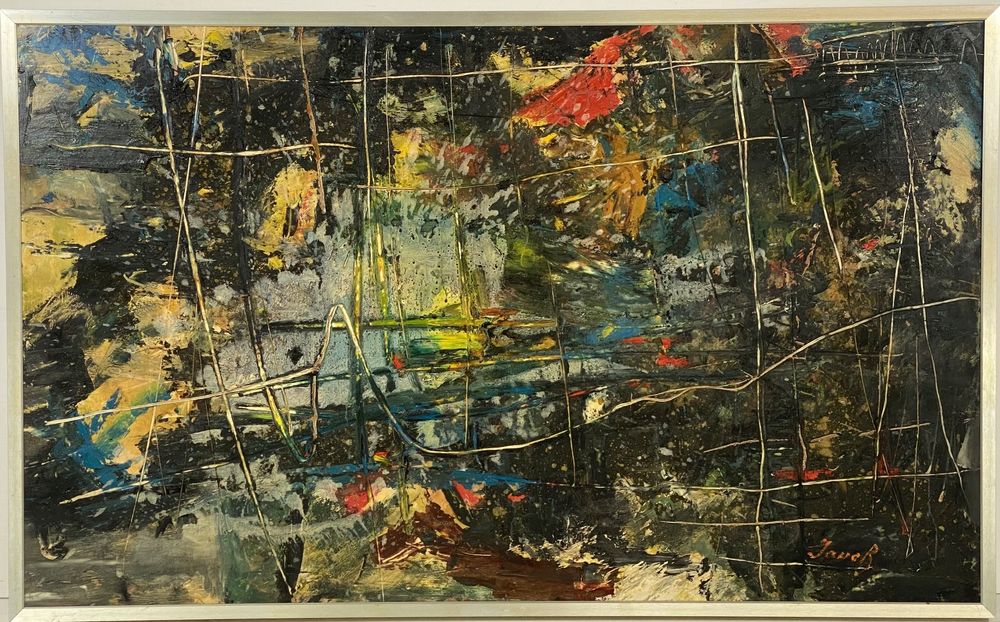 Abstrakte Gemälde unleserlich signiert (Gebraucht) in Root für CHF 35 – mit Lieferung auf ...